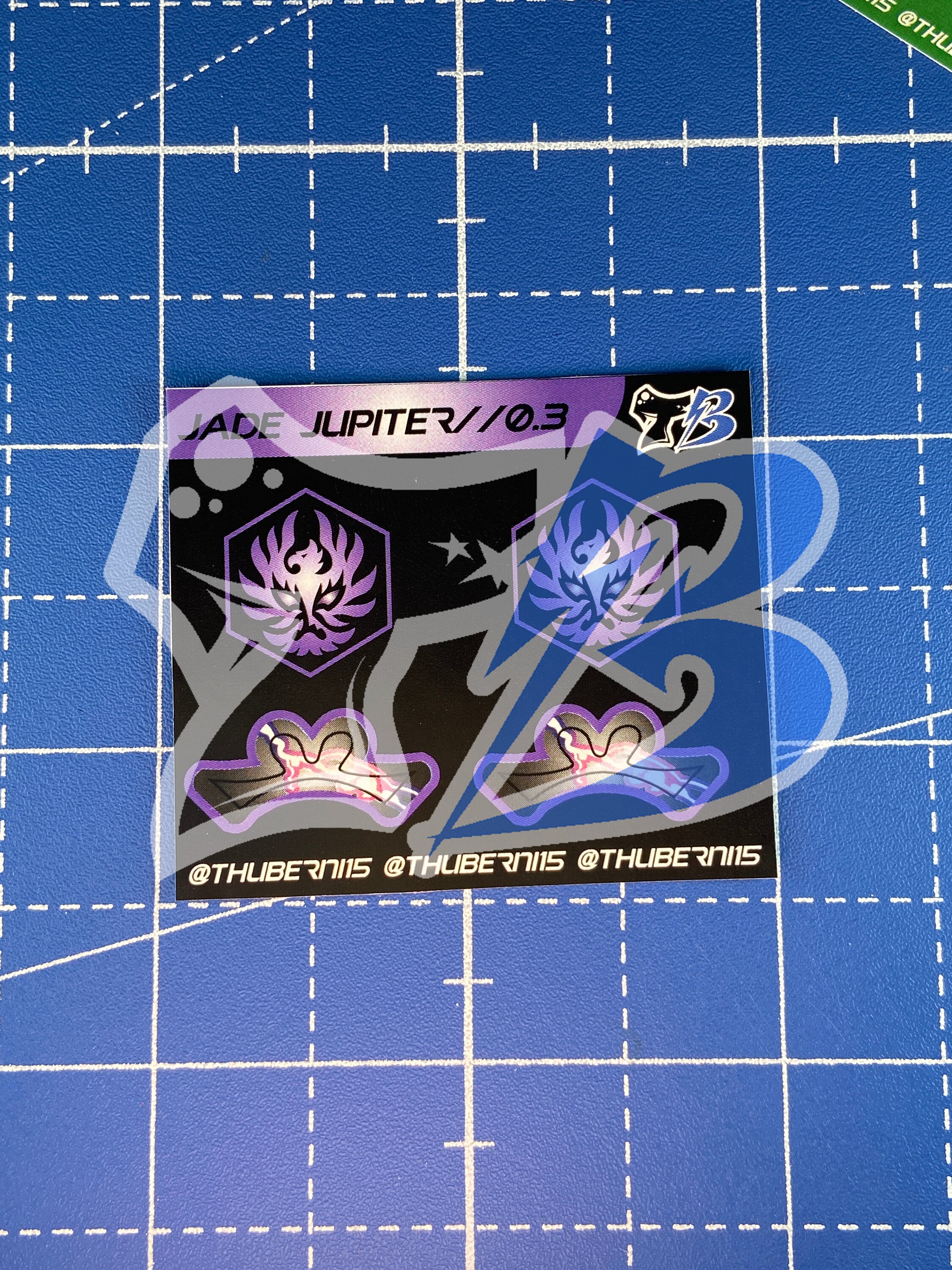 Beyblade Jade Jupiter Sticker Sheet//beyblade Metal Custom - Etsy