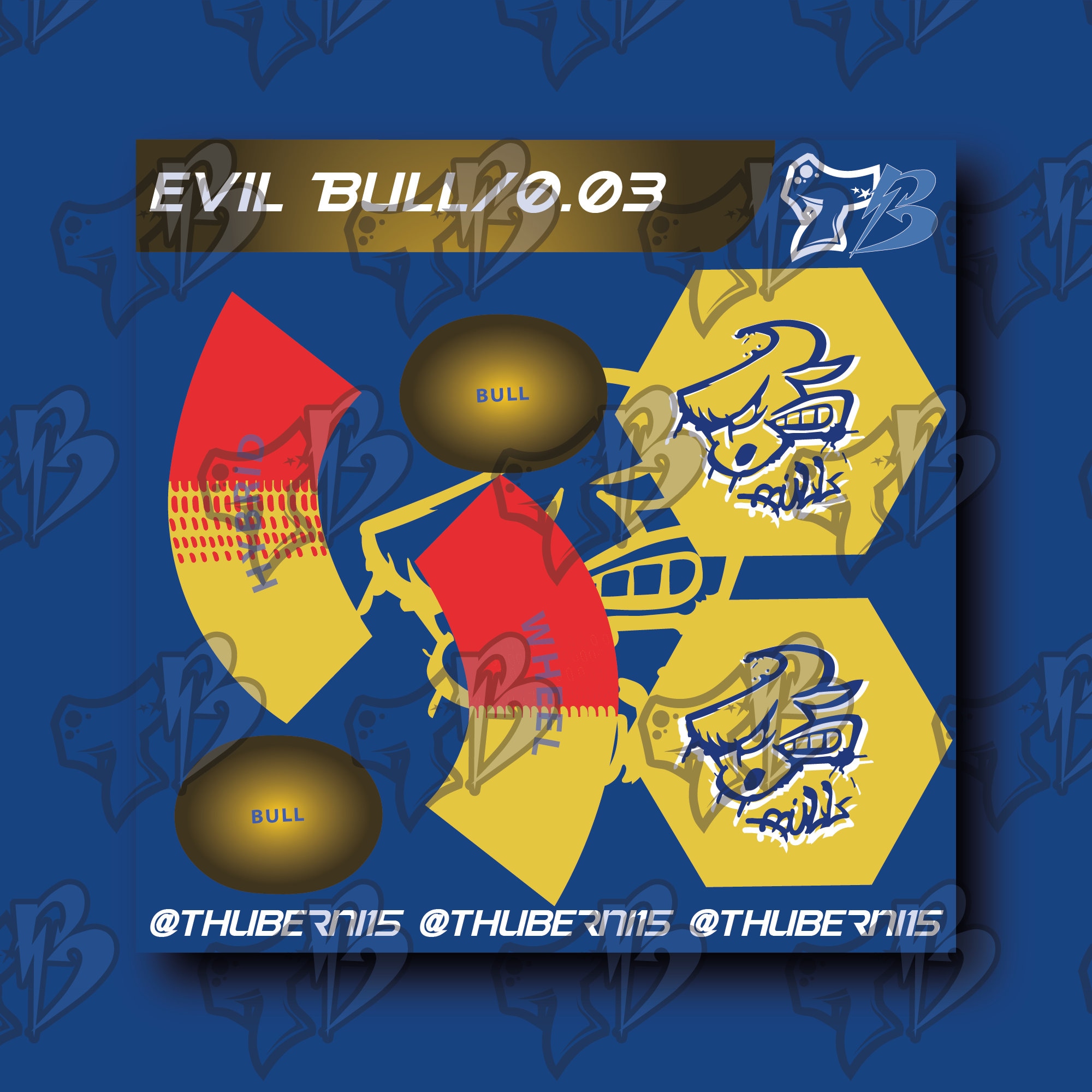 Beyblade Bull Sticker Sheets - Beyblade Metal Fight Custom Stickers - Etsy