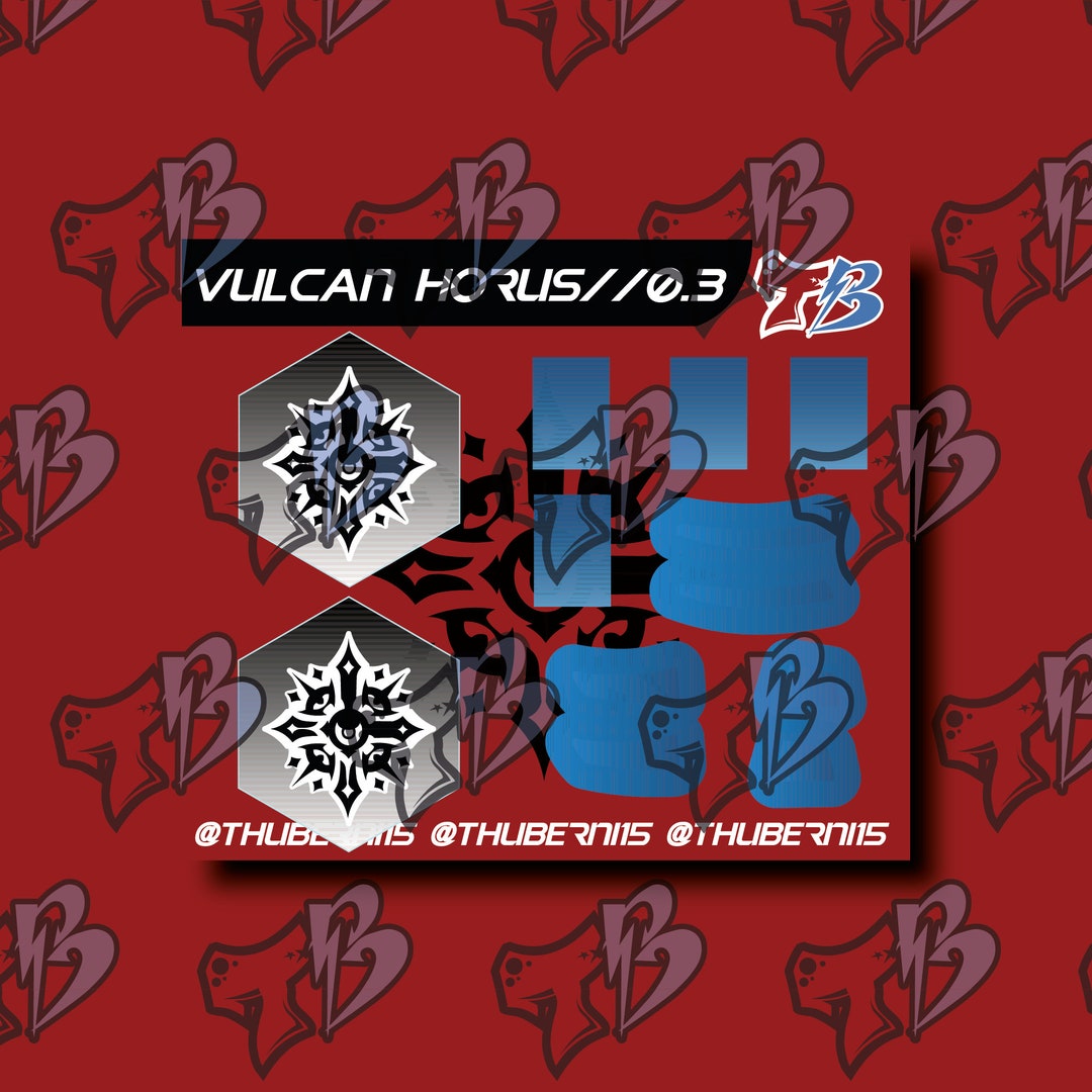 Beyblade Vulcan Horogium Sticker Sheet//beyblade Metal Custom Stickers ...