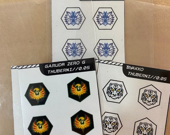 Beyblade Anime Unreleased Sticker Sheet//beyblade Metal Custom - Etsy