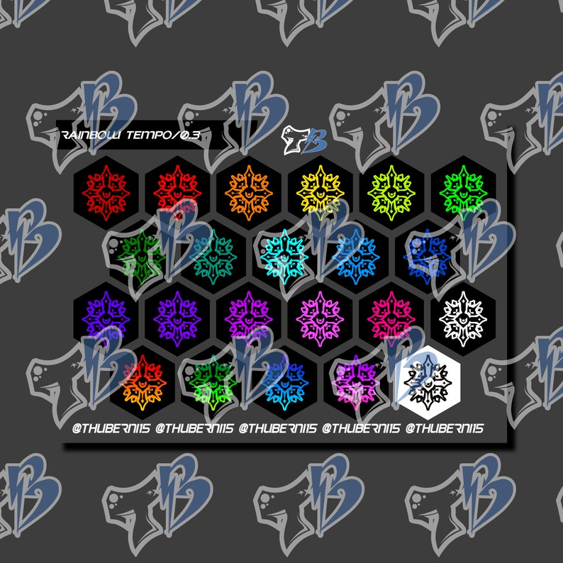Twisted Tempo Sticker Sheet//beyblade Metal Custom Stickers - Etsy