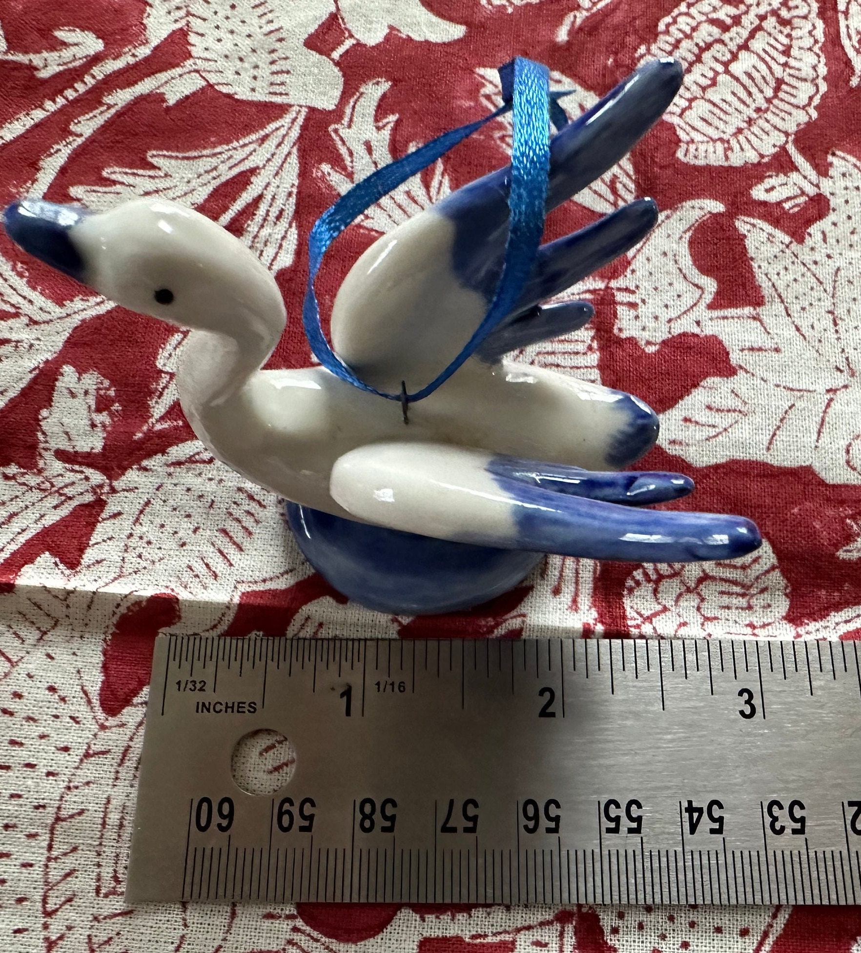 Kurt Adler Delft-style Blue and White Swan Pair - Etsy