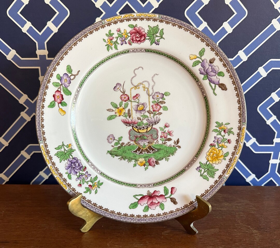 Vintage Spode Copeland's China England "old Bow" Dinner Plate 599813 - Etsy