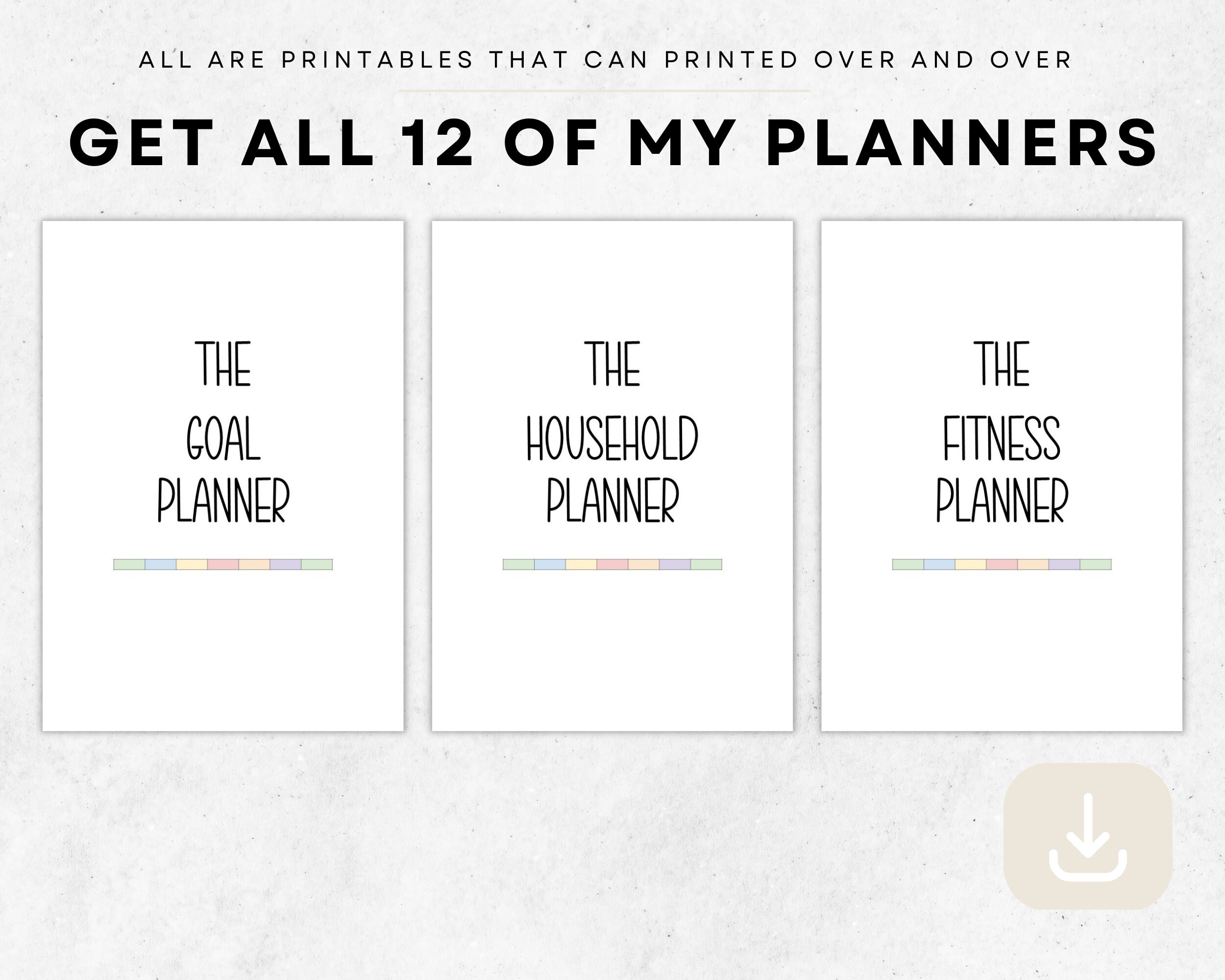 Complete Life Planner Binder Bundle 300 Pages Mom Planner Home ...