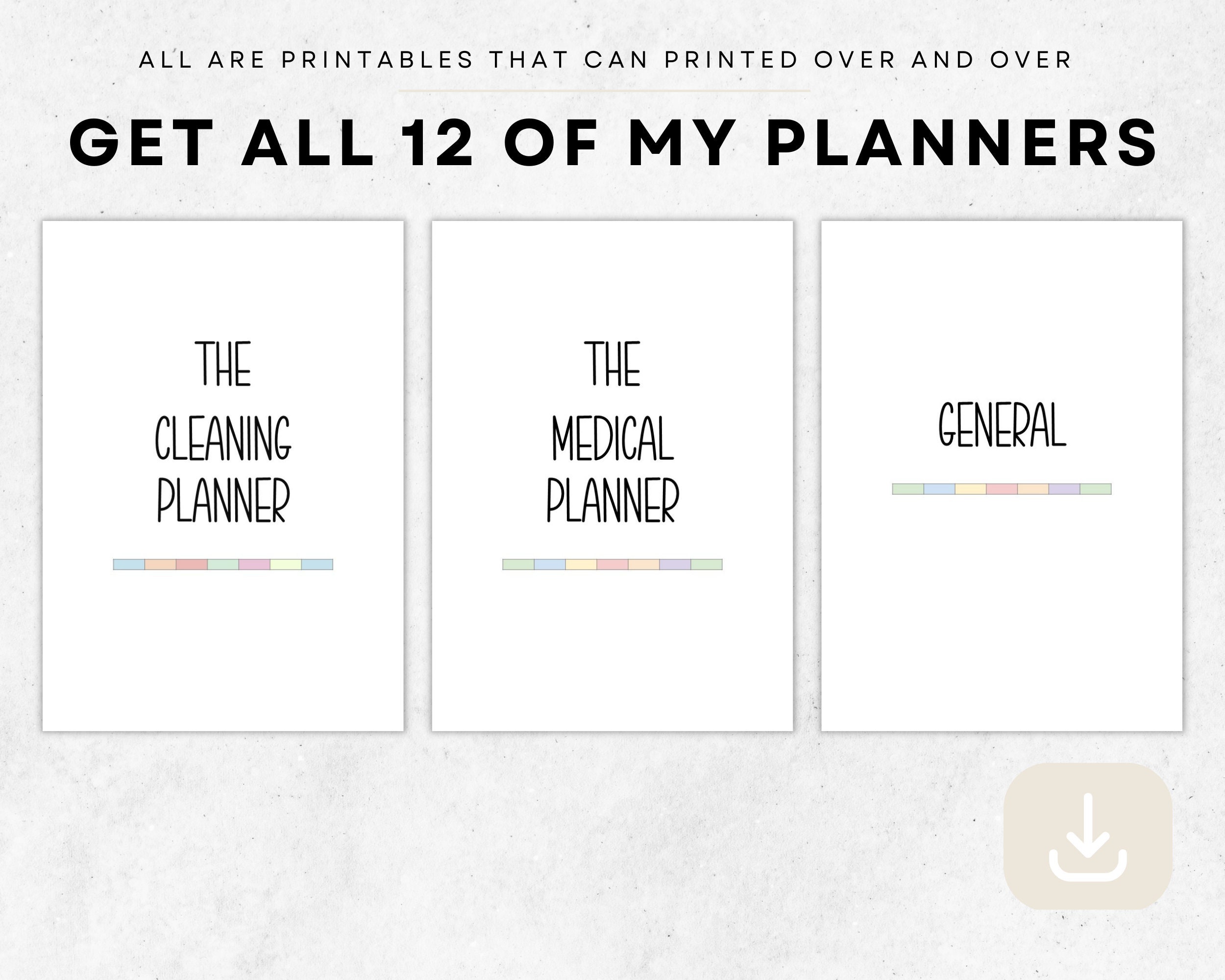 Complete Life Planner Binder Bundle | 300+ Pages | Mom Planner | Home ...