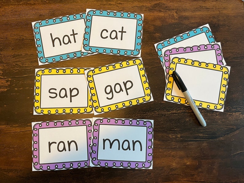 Word Family Write the Room: Short A CVC Words - Etsy