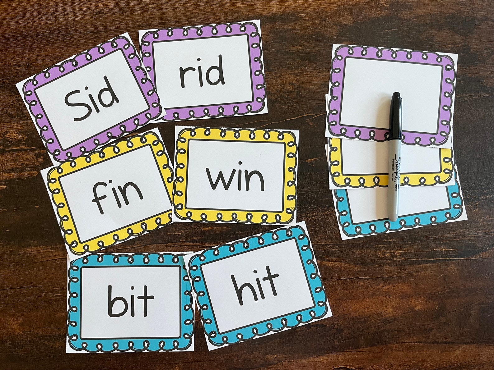 Word Family Write the Room: Short I CVC Words - Etsy