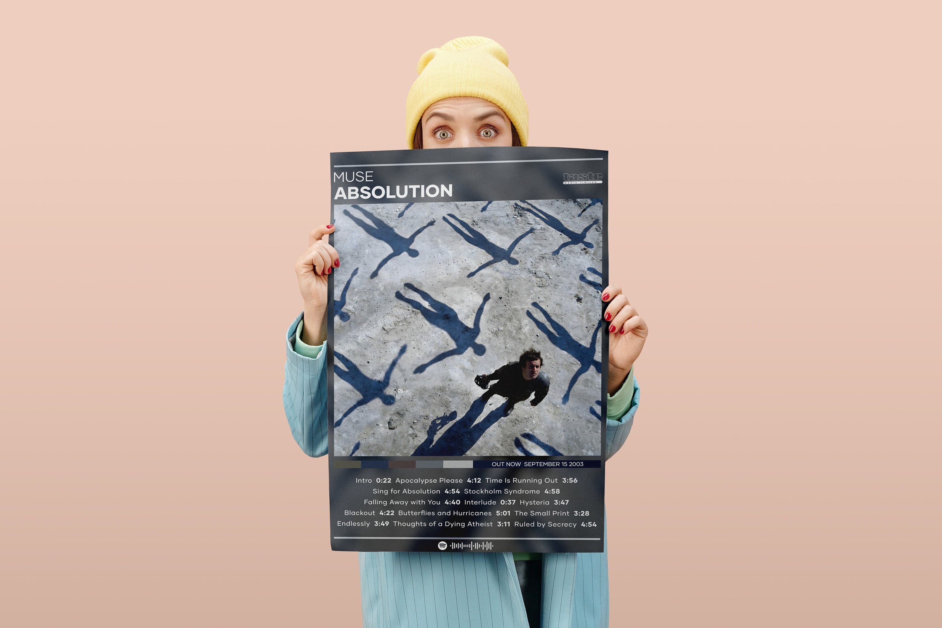 Muse Poster | Absolution Poster | 4 Colors | Album Poster Prints | Rock ...