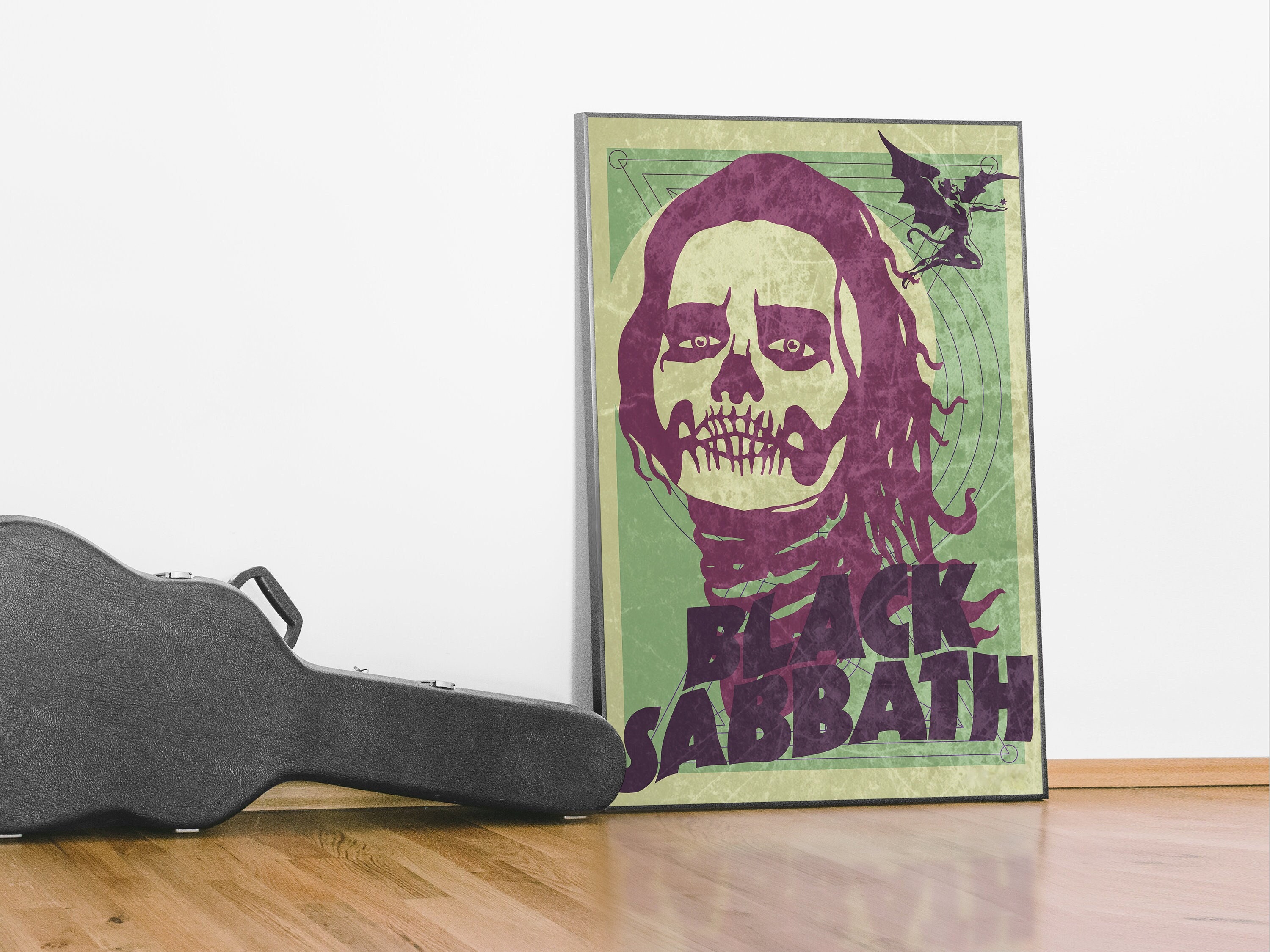 Black Sabbath Poster | Illustration Poster | Black Sabbath Prints ...