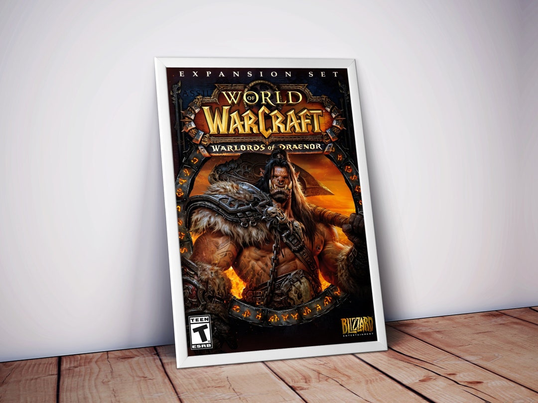 World of Warcraft Poster Warlords of Draenor Poster Gaming - Etsy