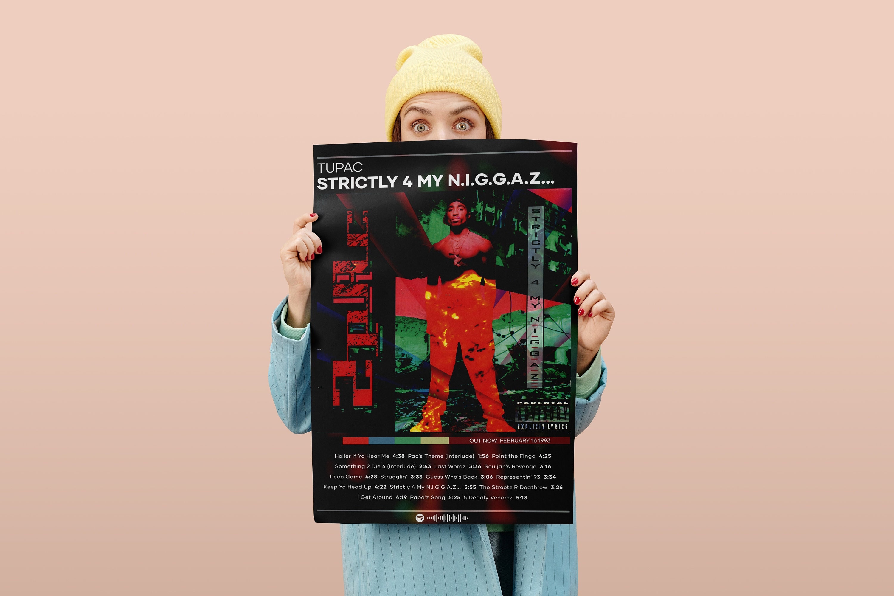 Tupac Poster | Strictly 4 My N.I.G.G.A.Z Poster sold by Eric Brooks ...