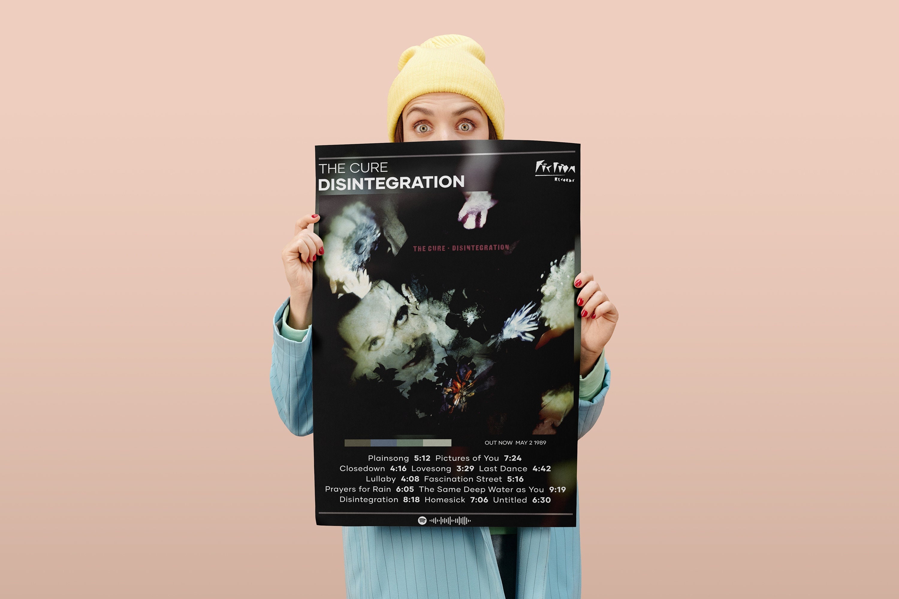The Cure Poster | Disintegration Poster | 4 Colors | Album Poster Print ...