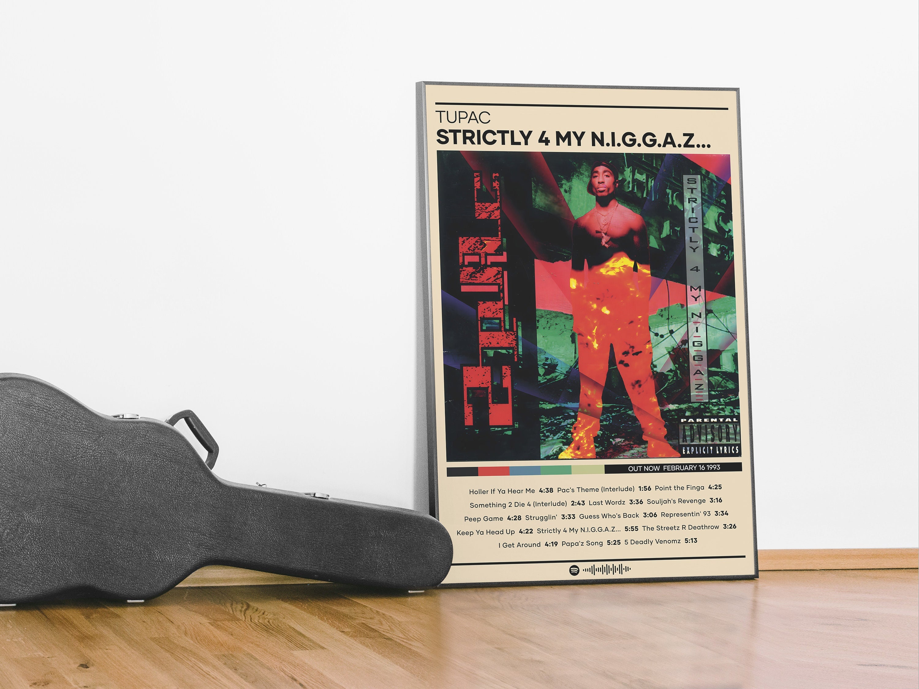 Tupac Poster | Strictly 4 My N.I.G.G.A.Z Poster sold by Eric Brooks ...