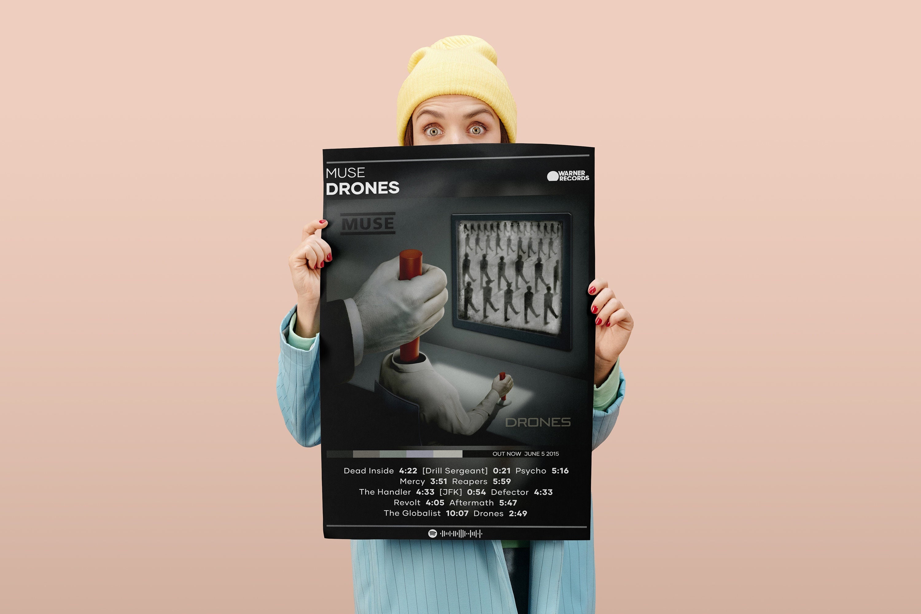 Muse Poster | Drones Poster Album Poster Prints | Rock Music Posters ...