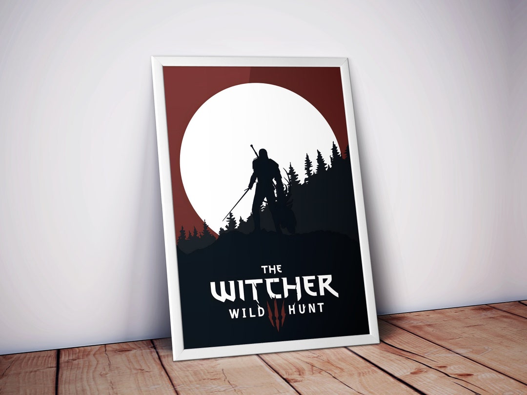 The Witcher 3 Poster Wild Hunt Print Gaming Poster Video - Etsy