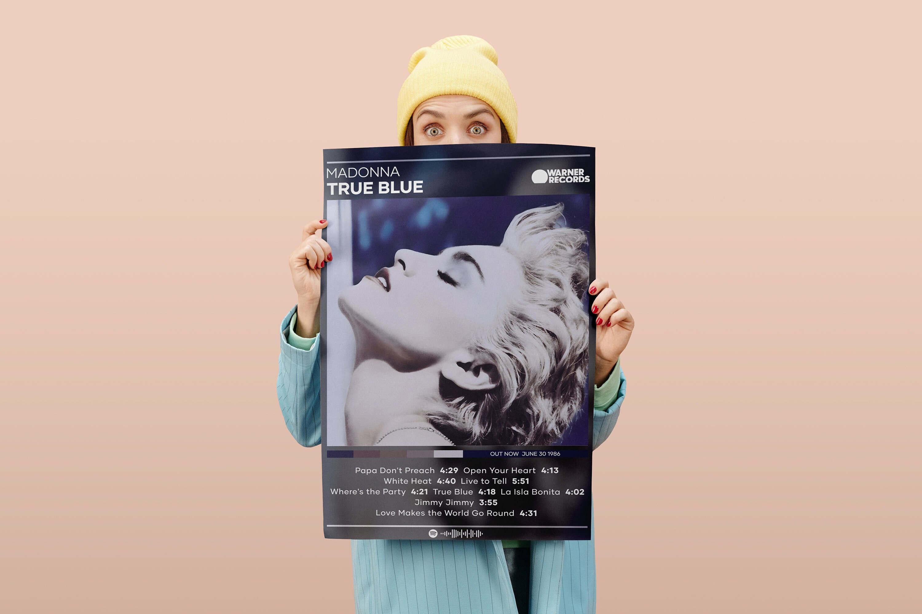 Madonna Poster | True Blue Poster | 4 Colors | Album Poster Prints ...