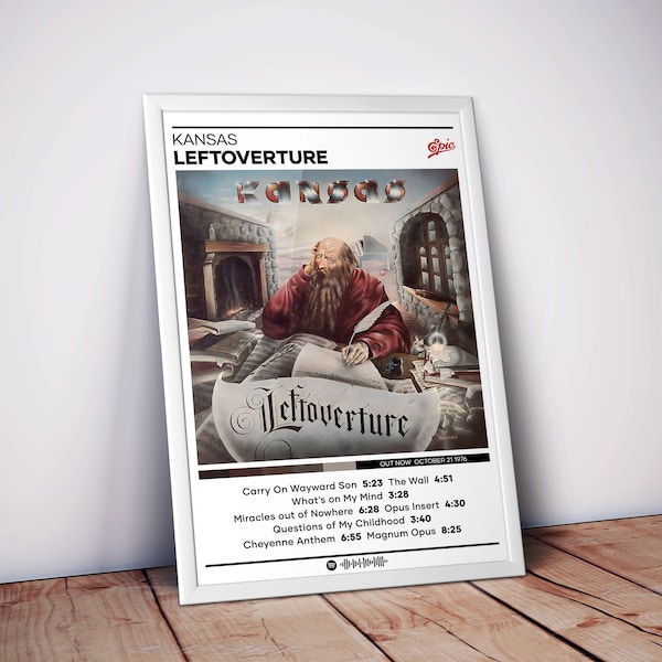 Kansas Leftoverture Poster - Etsy