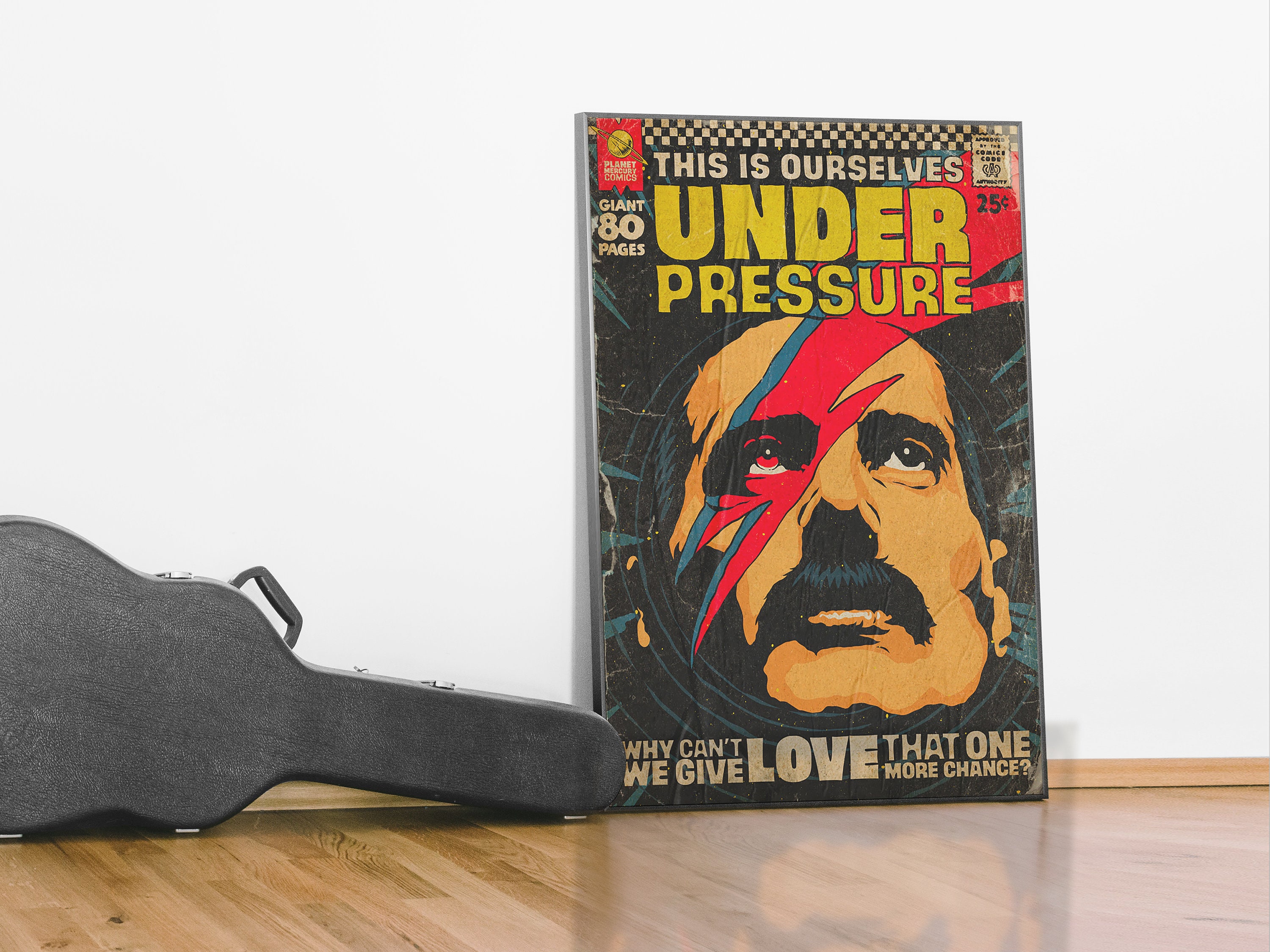 Freddie Mercury: Under Pressure | Comic Posters | Freddie Mercury ...