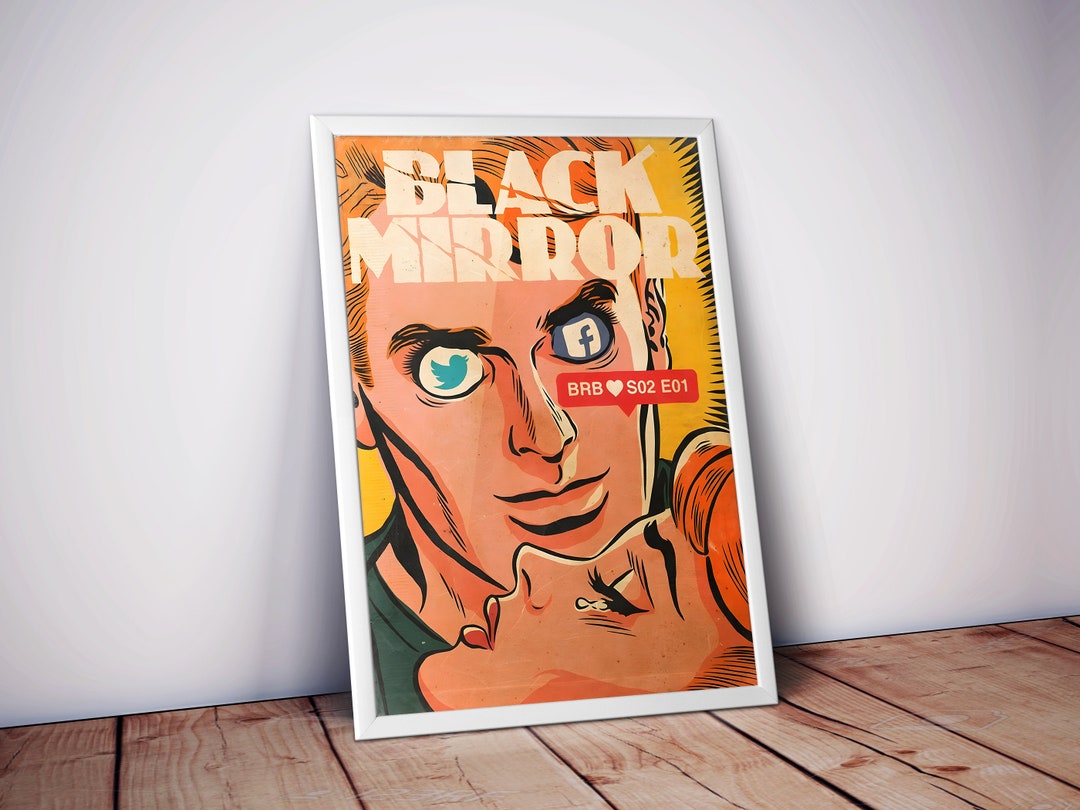Black Mirror Poster TV Series Poster Black Mirror Comics - Etsy