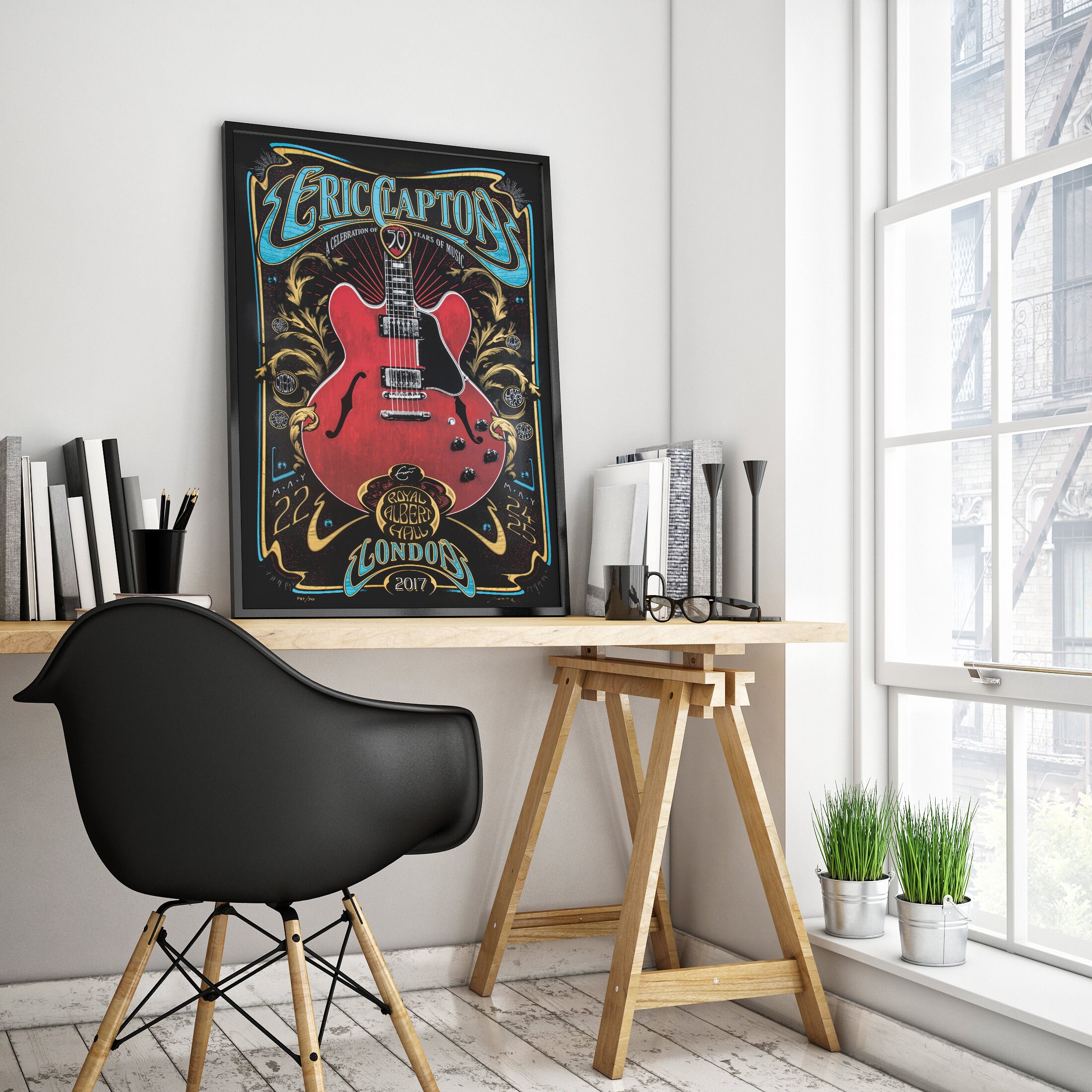 Eric Clapton Poster Eric Clapton Vintage Music Posters sold by Eric ...