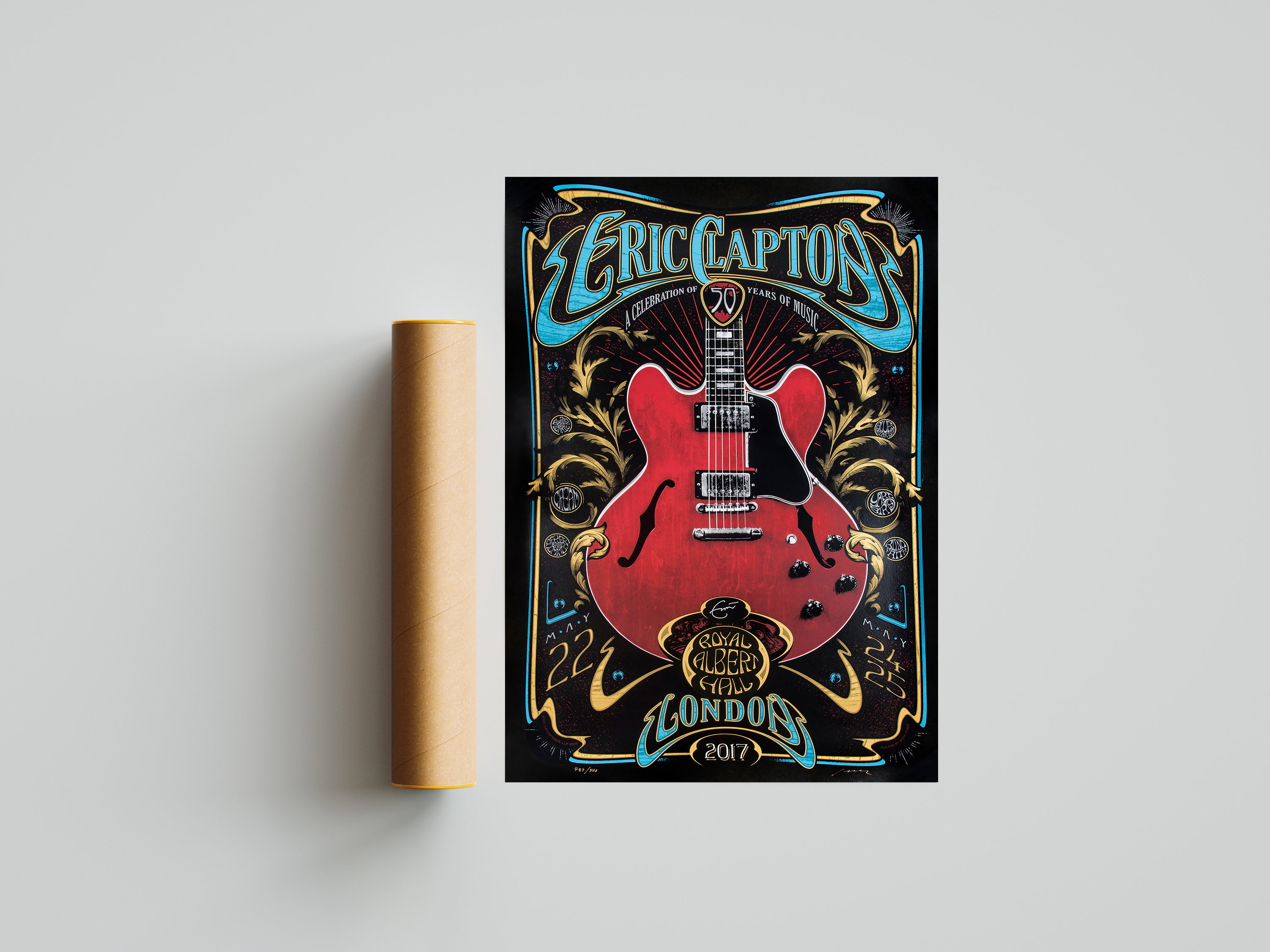 Eric Clapton Poster Eric Clapton Vintage Music Posters sold by Eric ...