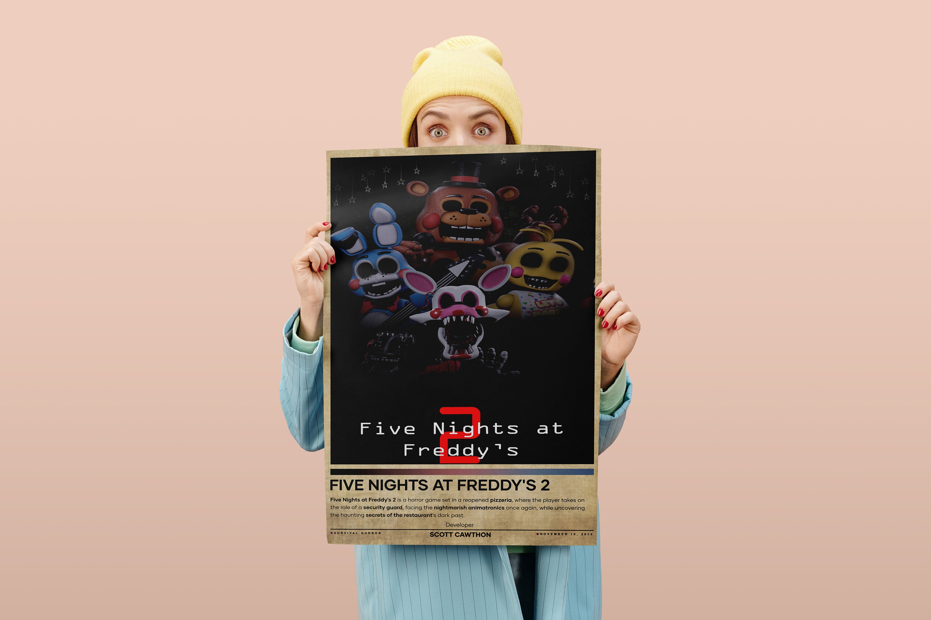 Five Nights at Freddy's 2 Poster, Gaming Poster sold by Deane Blinding ...