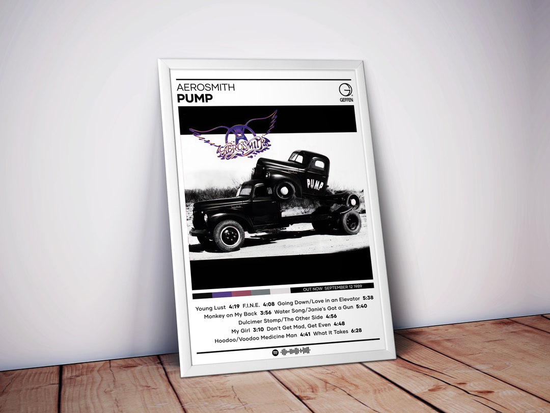 Aerosmith Poster Pump Poster 4 Colors Album Poster Print - Etsy