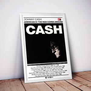 Johnny Cash Poster American IV: the Man Comes Around Poster - Etsy