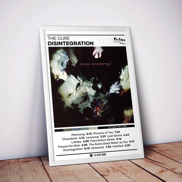 Disintegration the Cure Poster - Etsy