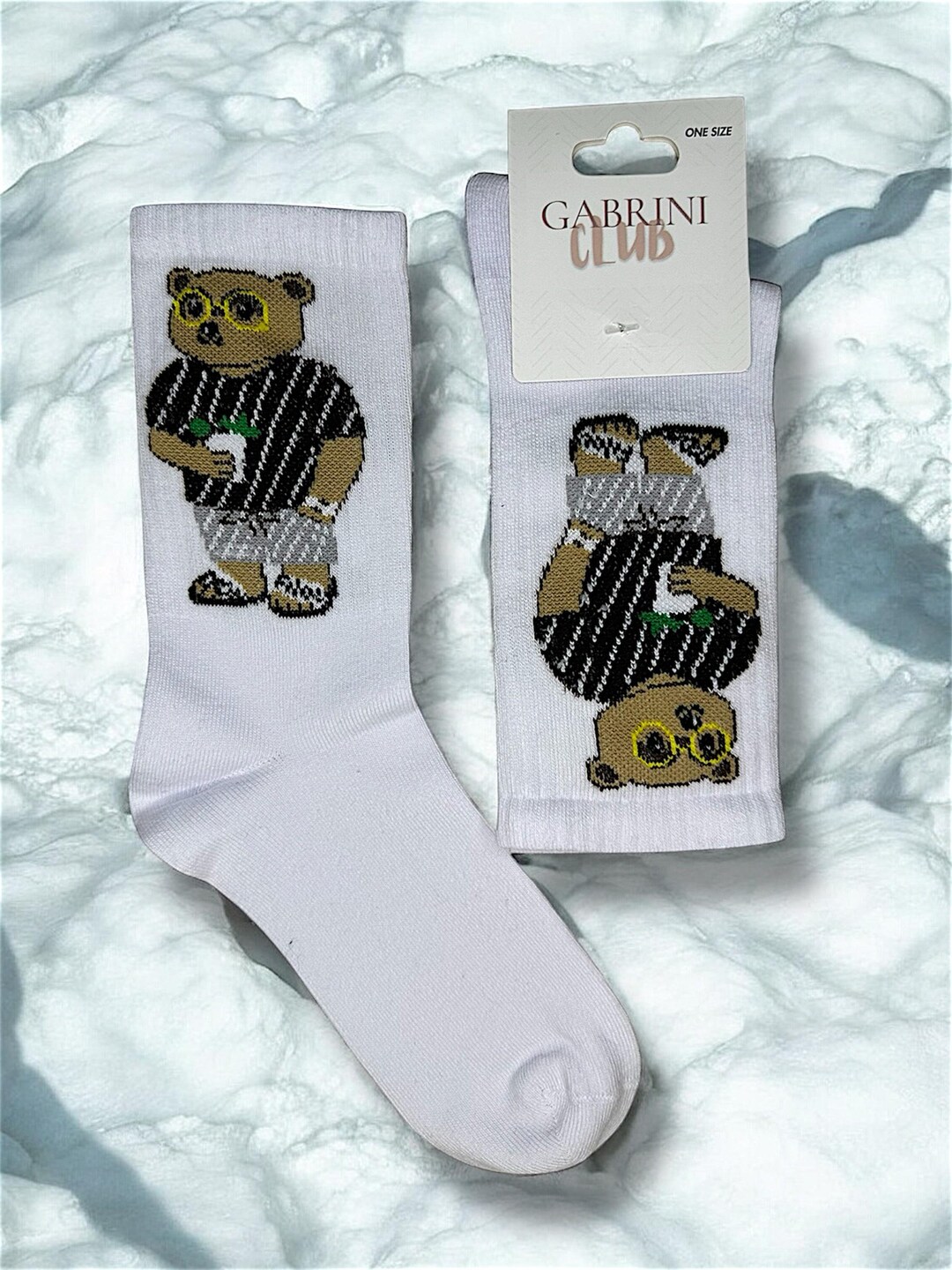 Cozy Nerd Teddy Bear Socks: Stylish and Fun Socks for Everyday Comfort ...