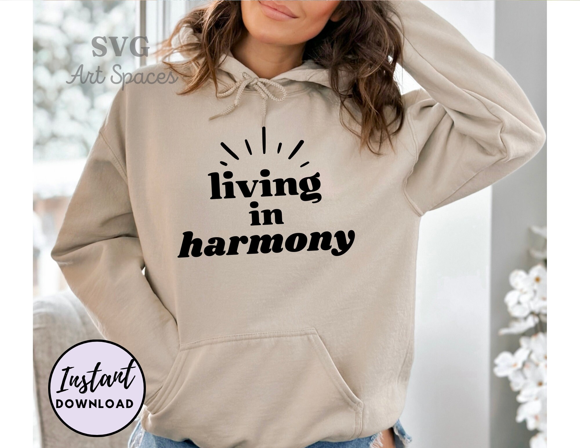 Harmony Svg, Women Empowerment Svg Files, Inspirational PNG, Minimal ...