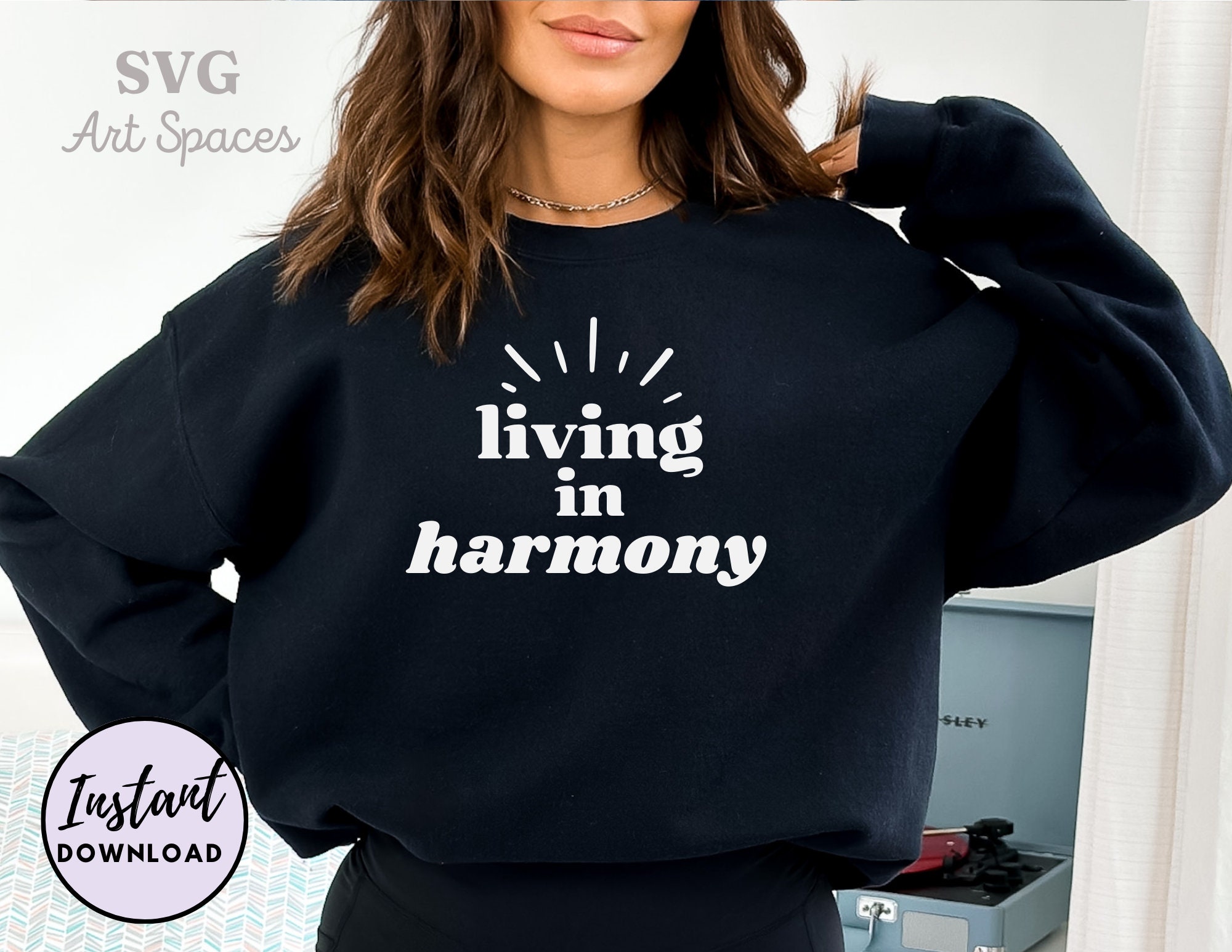 Harmony Svg, Women Empowerment Svg Files, Inspirational PNG, Minimal ...