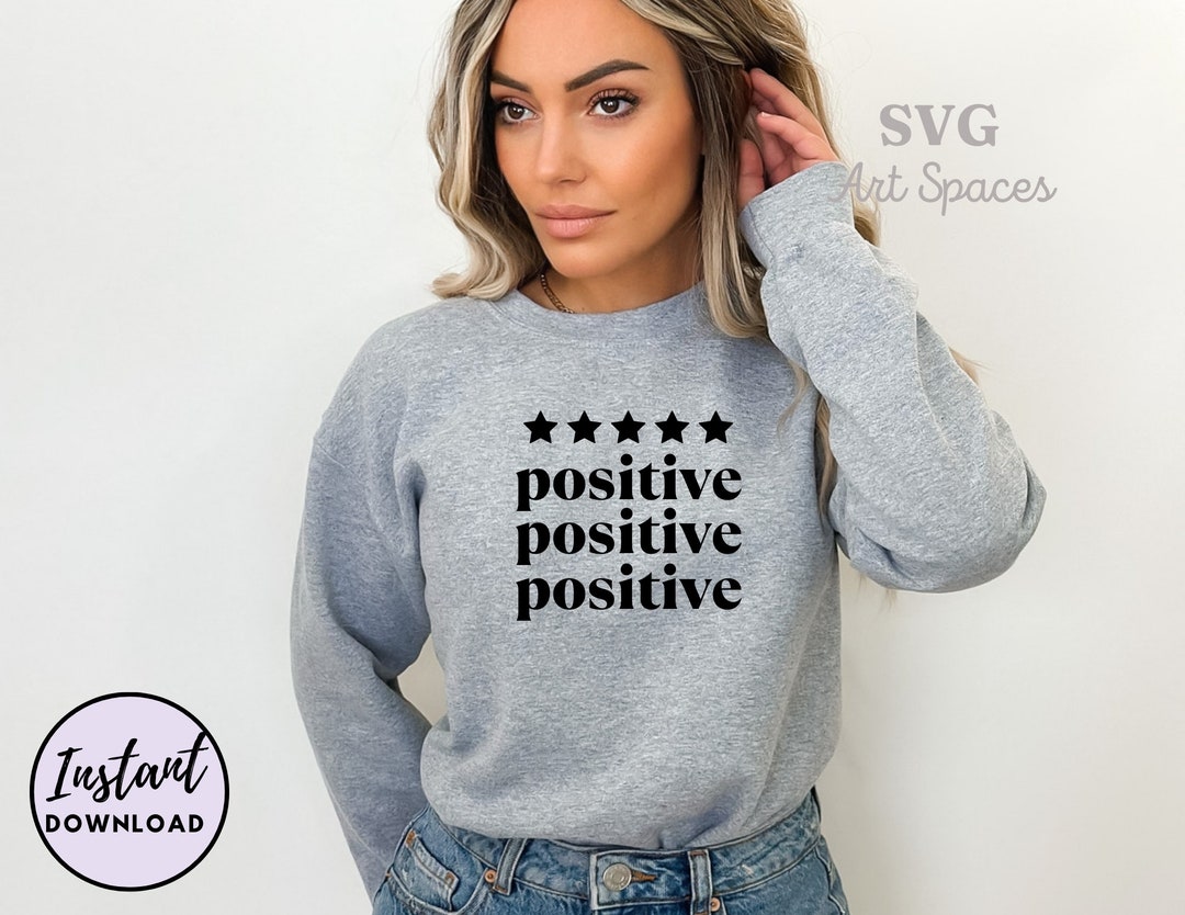Positive Svg, Women Empowerment Svg Files, Inspirational PNG, Minimal ...