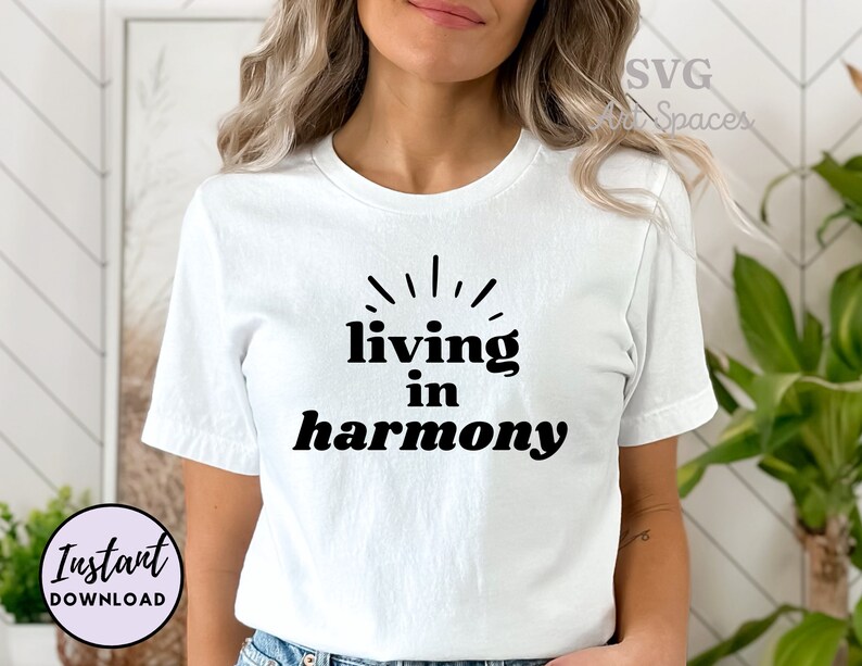 Harmony Svg, Women Empowerment Svg Files, Inspirational PNG, Minimal ...