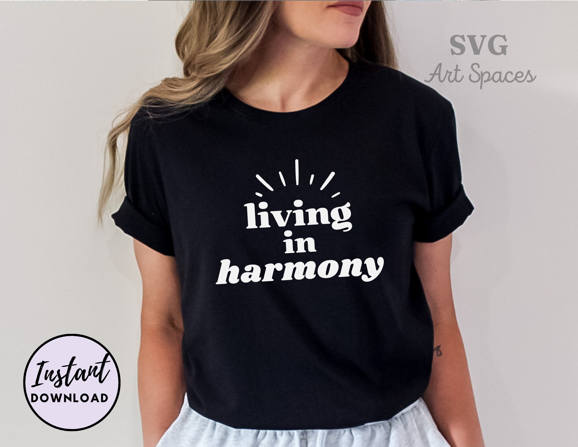 Harmony Svg, Women Empowerment Svg Files, Inspirational PNG, Minimal ...