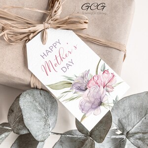 Mothers Day Gift Tag, Happy Mothers Day Tags PRINTABLE, Happy Mothers ...