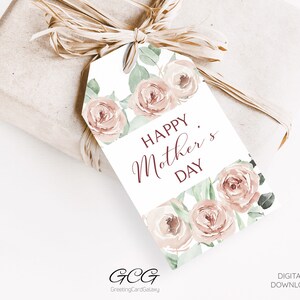 Happy Mothers Day Gift Tag, Happy Mothers Day Tags PRINTABLE, Happy ...
