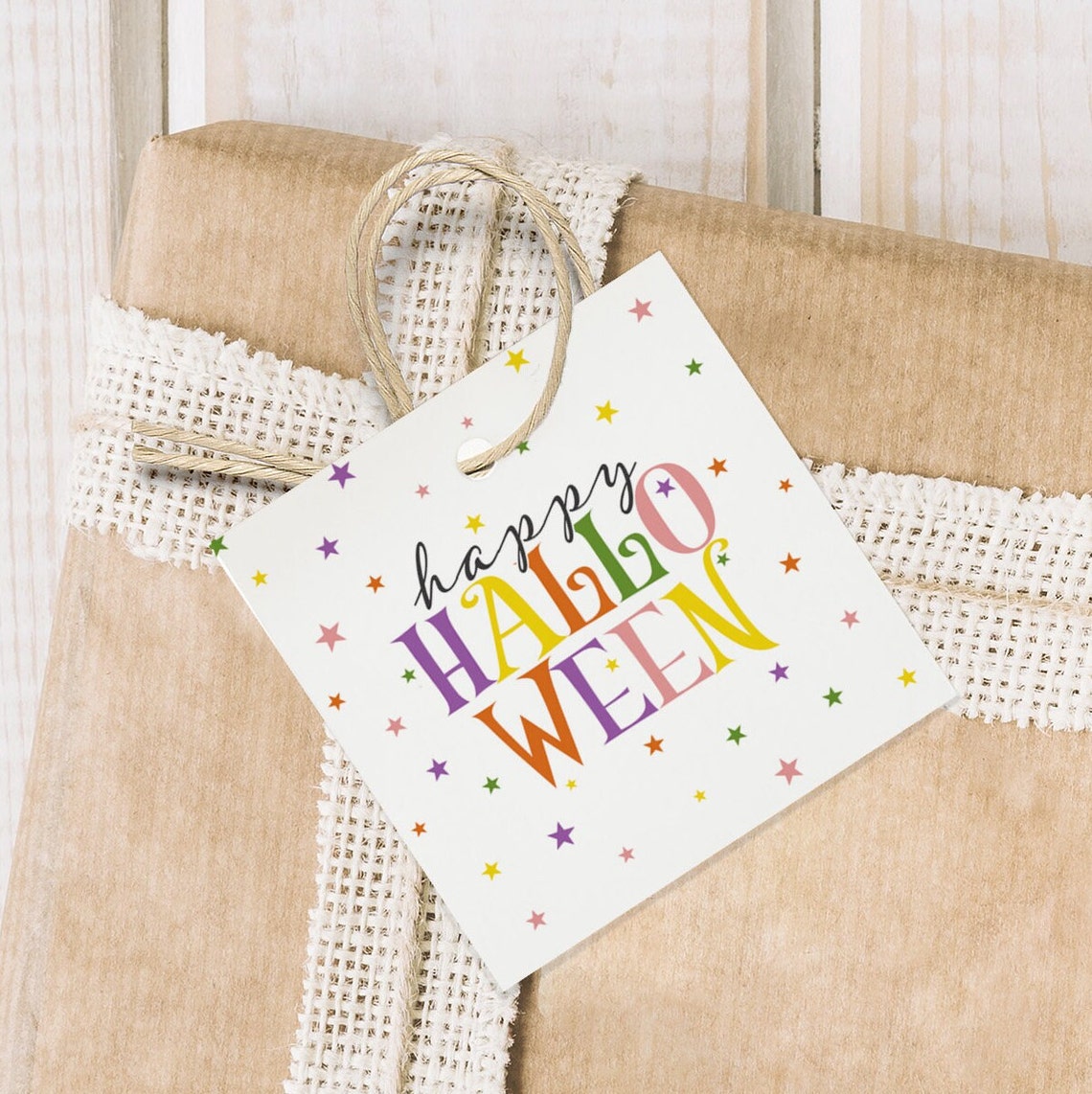 Happy Halloween Tag Halloween Printable Tags Halloween Gift - Etsy