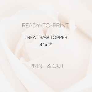 Back to School Treat Bag Topper, PRINTABLE First Day of School Cookie ...