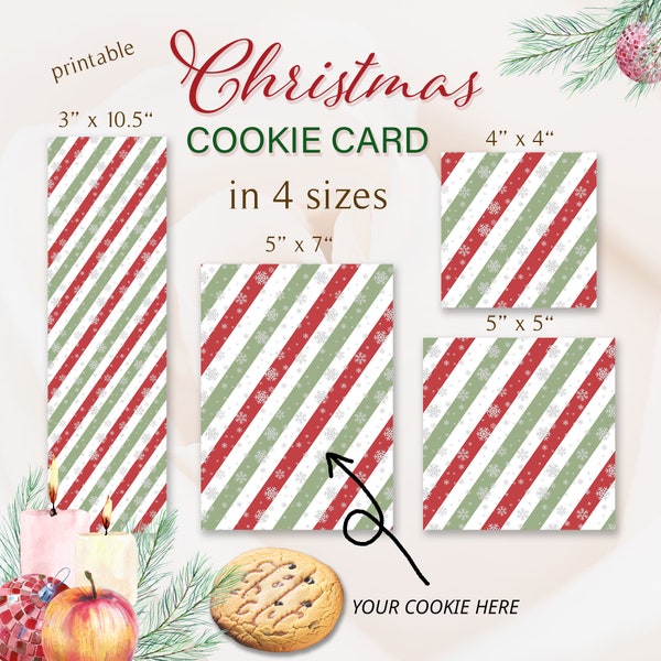 Christmas Cookie Card - Etsy