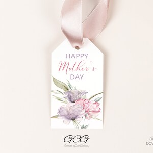 Mothers Day Gift Tag, Happy Mothers Day Tags PRINTABLE, Happy Mothers ...