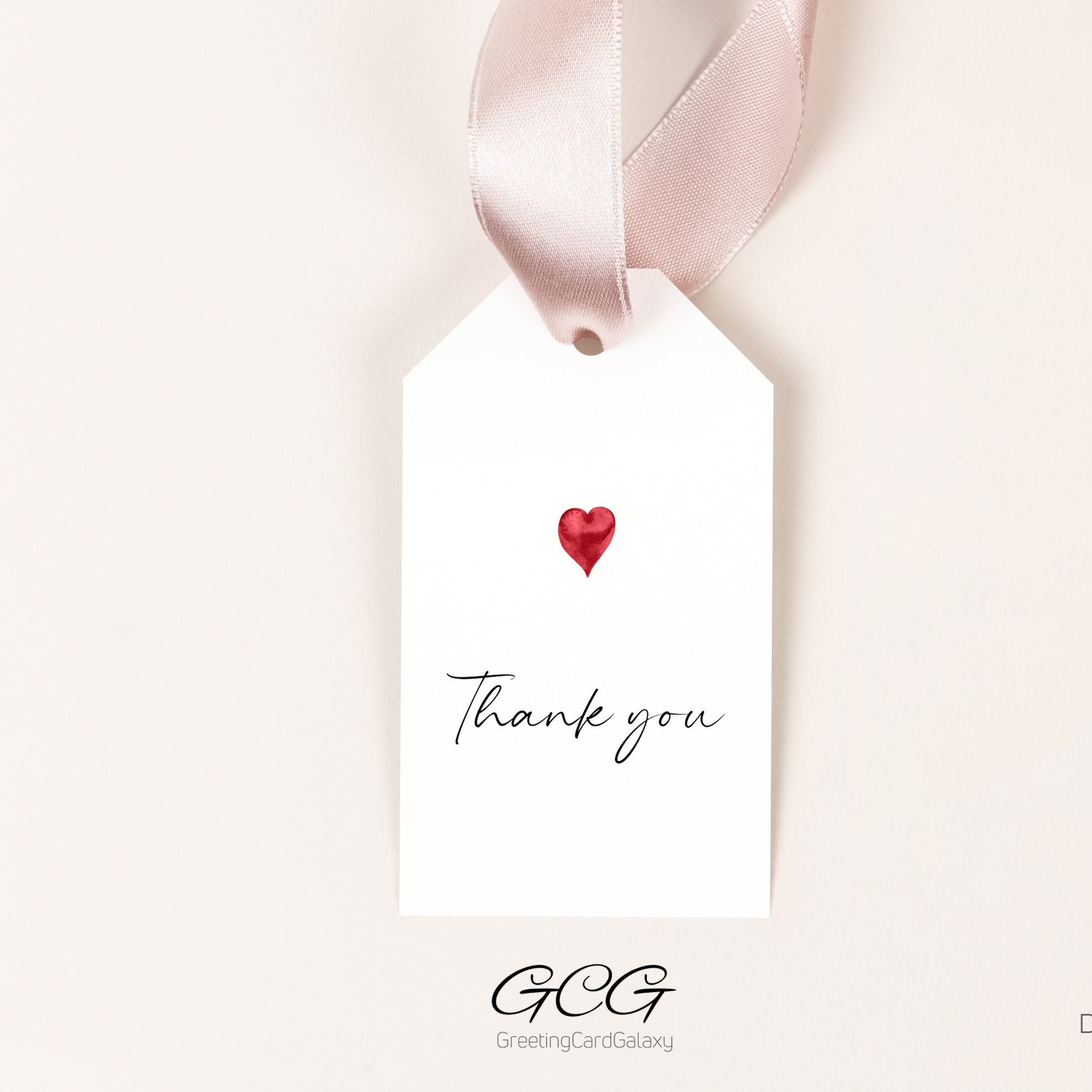 Thank You Tags Thank You Gift Tag PRINTABLE Minimalist - Etsy