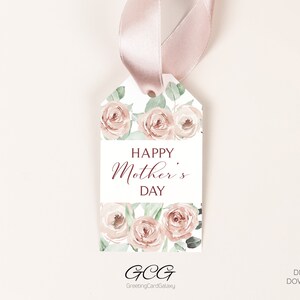 Happy Mothers Day Gift Tag, Happy Mothers Day Tags PRINTABLE, Happy ...