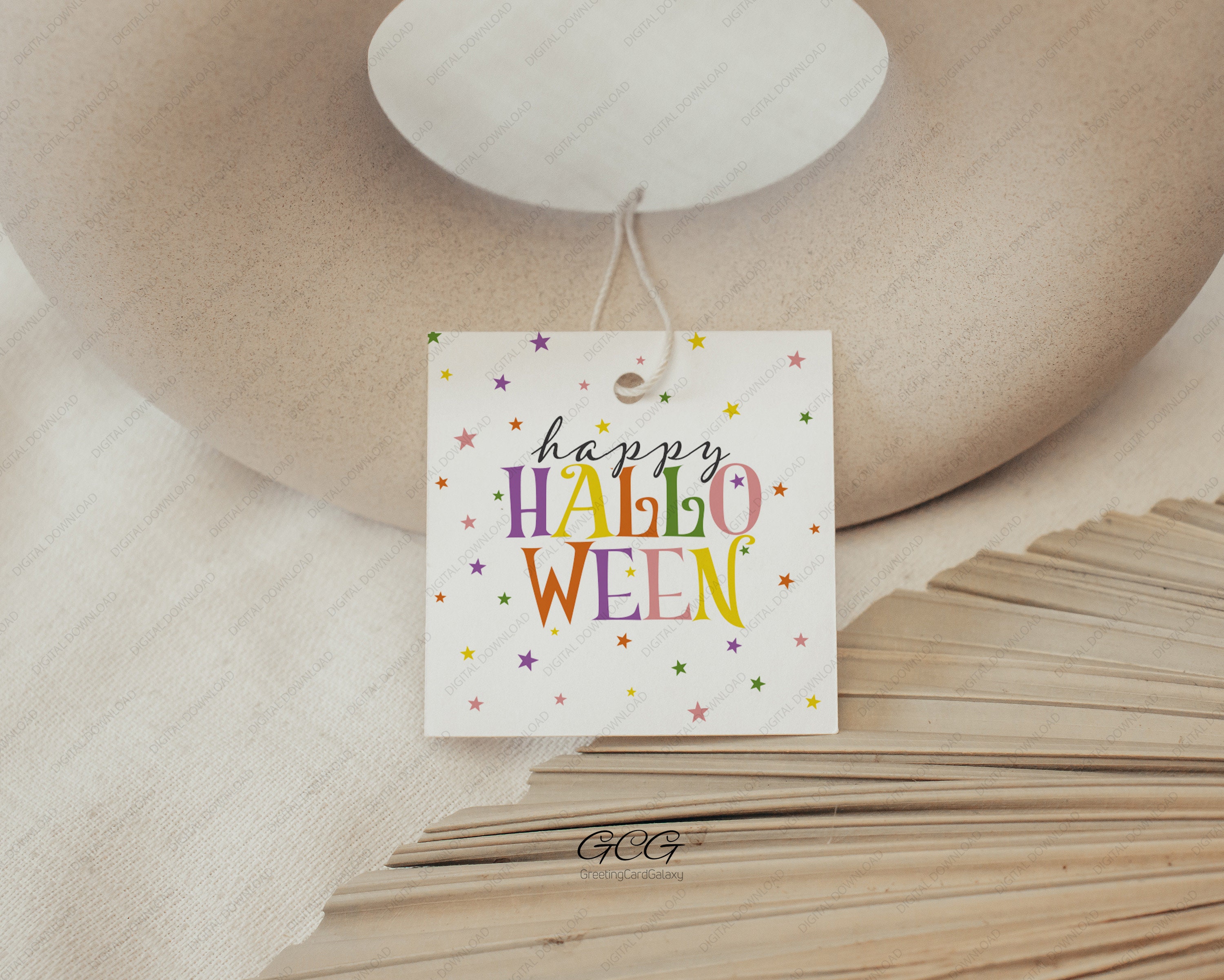 Happy Halloween Tag Halloween Printable Tags Halloween Gift - Etsy