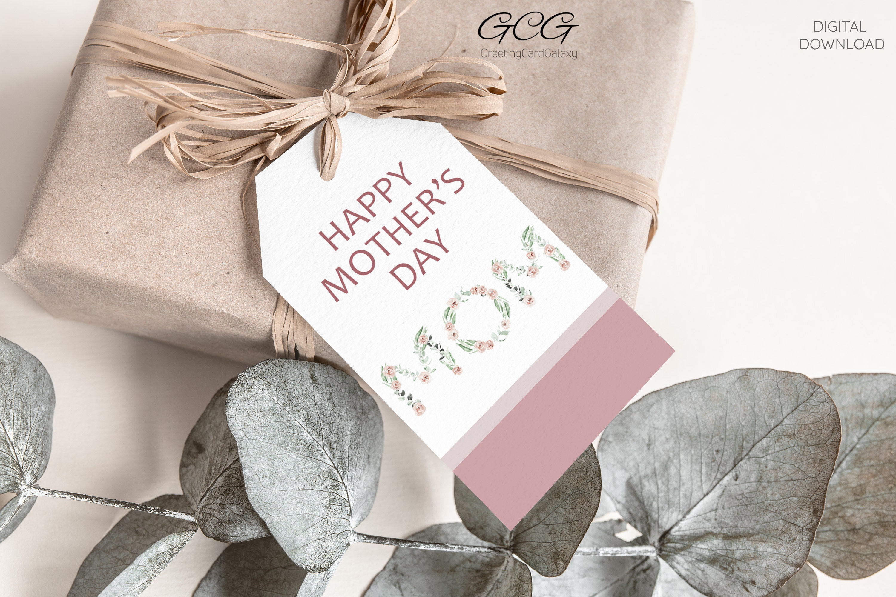 Mothers Day Gift Tag, Happy Mothers Day Tags PRINTABLE, Happy Mothers ...