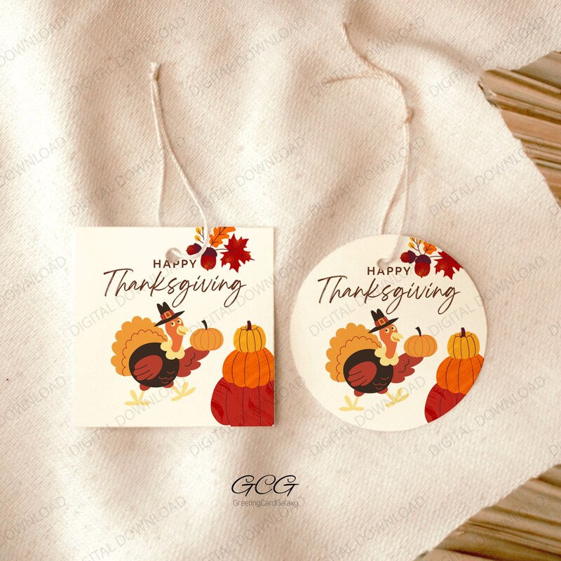 Thanksgiving Tags - Etsy