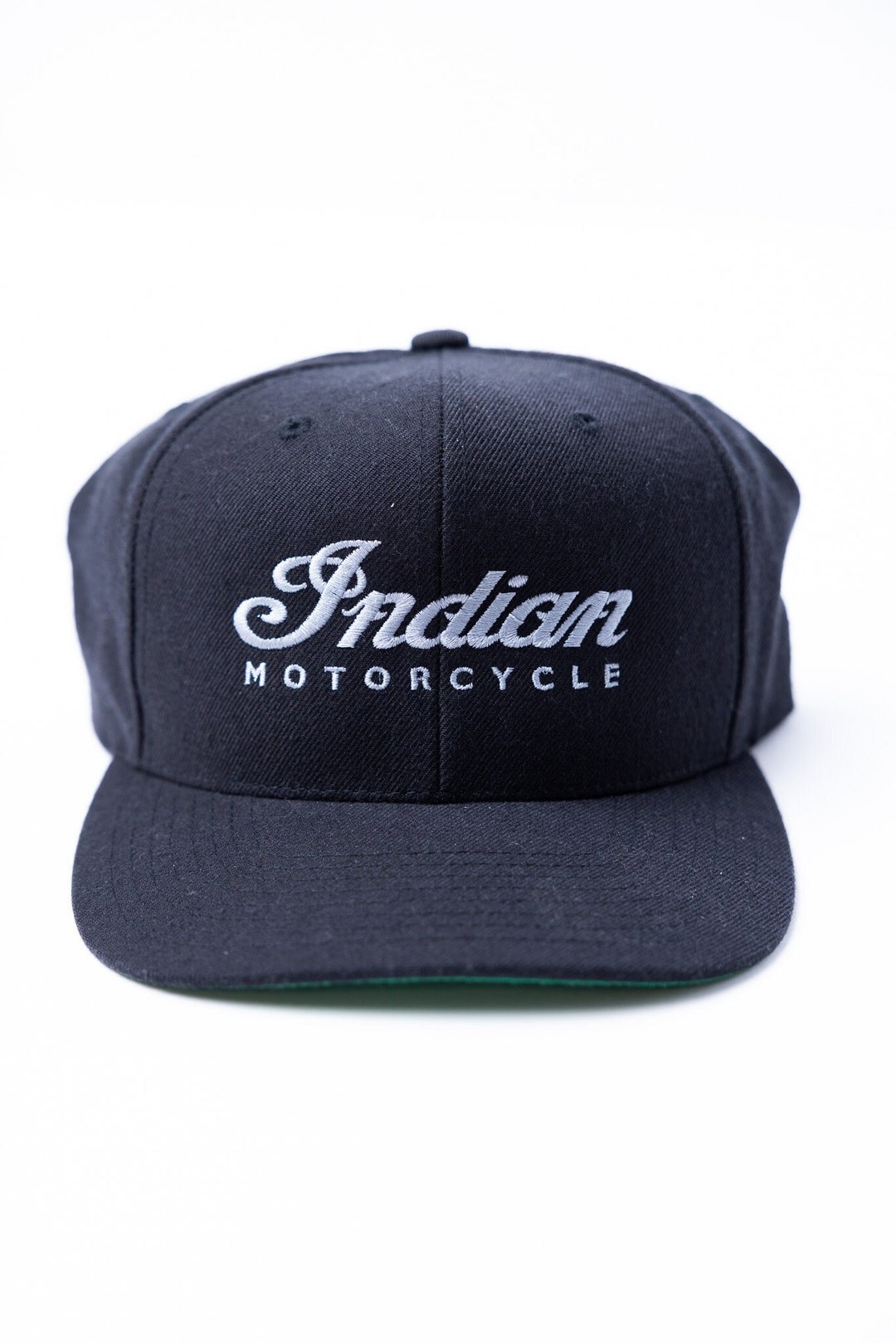 Embroidered Indian Motorcycle Snapback Hat - Etsy