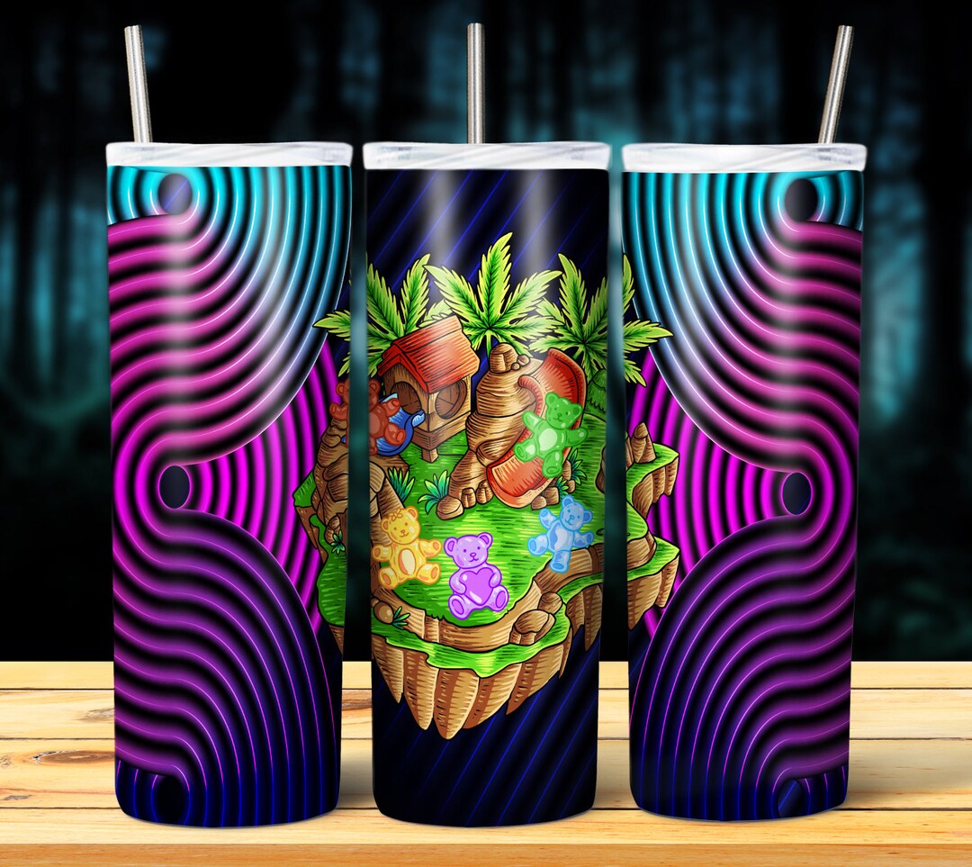 CANNABIS 420 NEON WEED Straight Template - Etsy