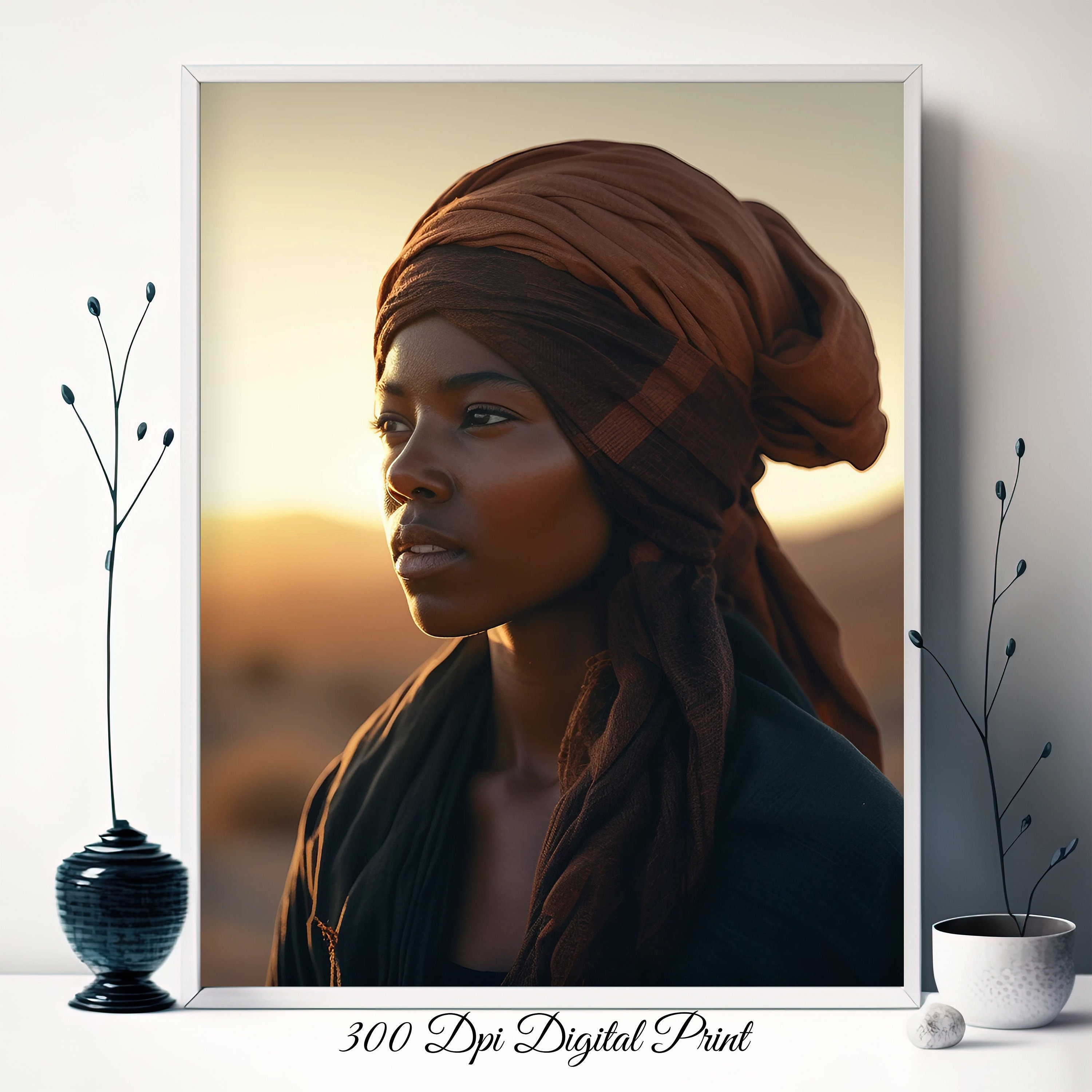 Hebrew Israelite Women Printable, Israelite Women AI Art, Black Women ...