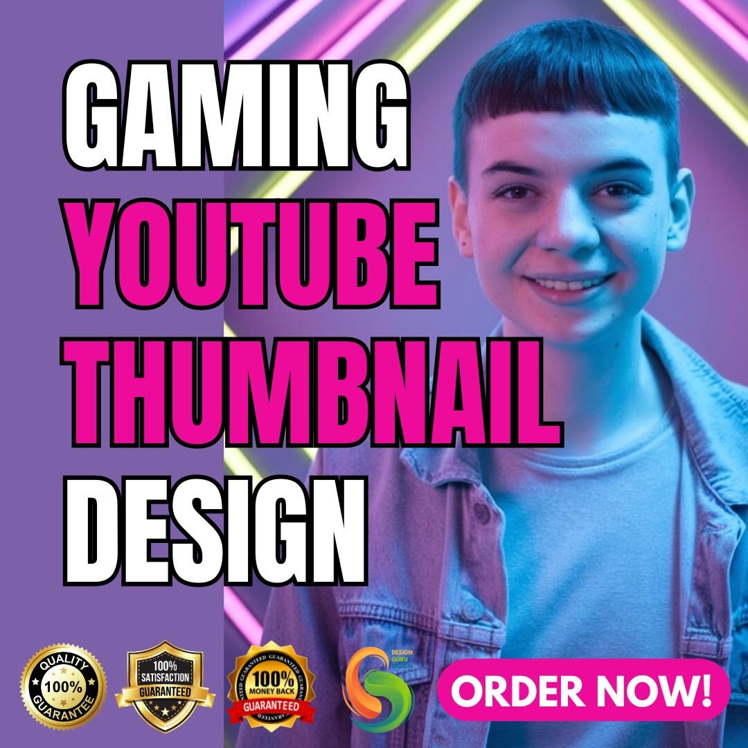 Gaming Youtube Thumbnail Design, Custom Esports Thumbnails, High ...